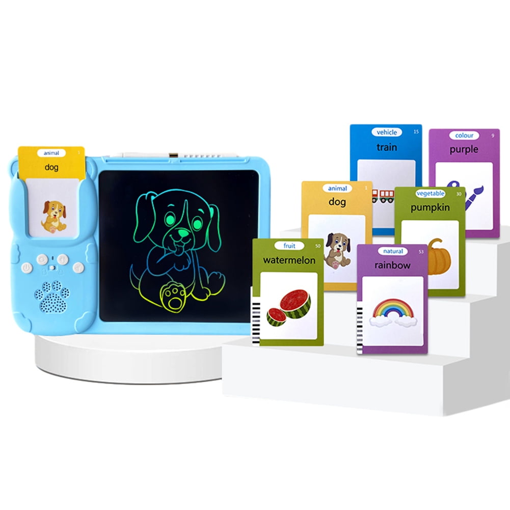 kids Toys LCD Writing Tablet with Flash Cards ,Drawing Pads,Speech ...
