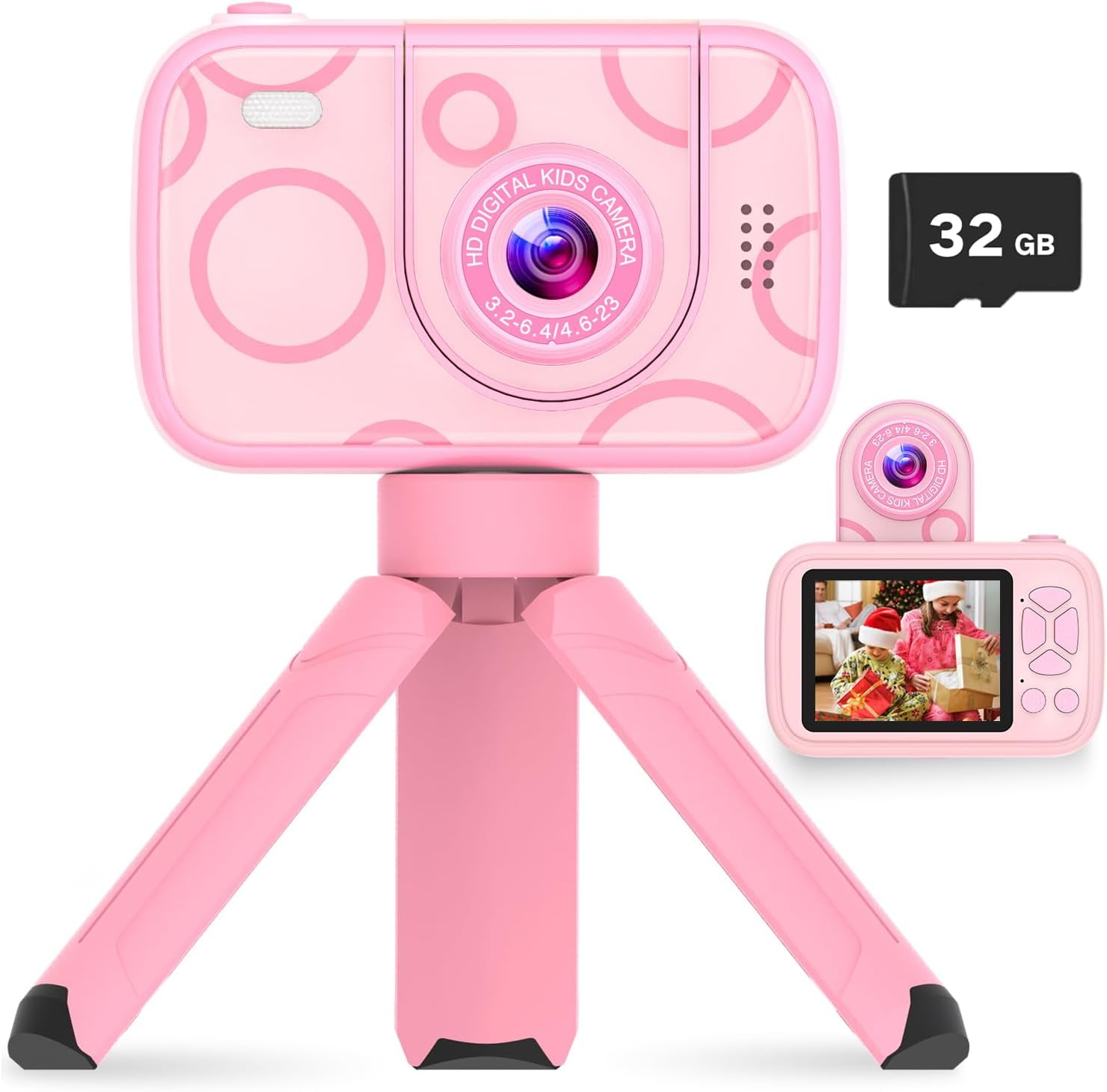 kids cameras for 5 year olds, 1080P HD Digital Camera, 32GB SD Card ...