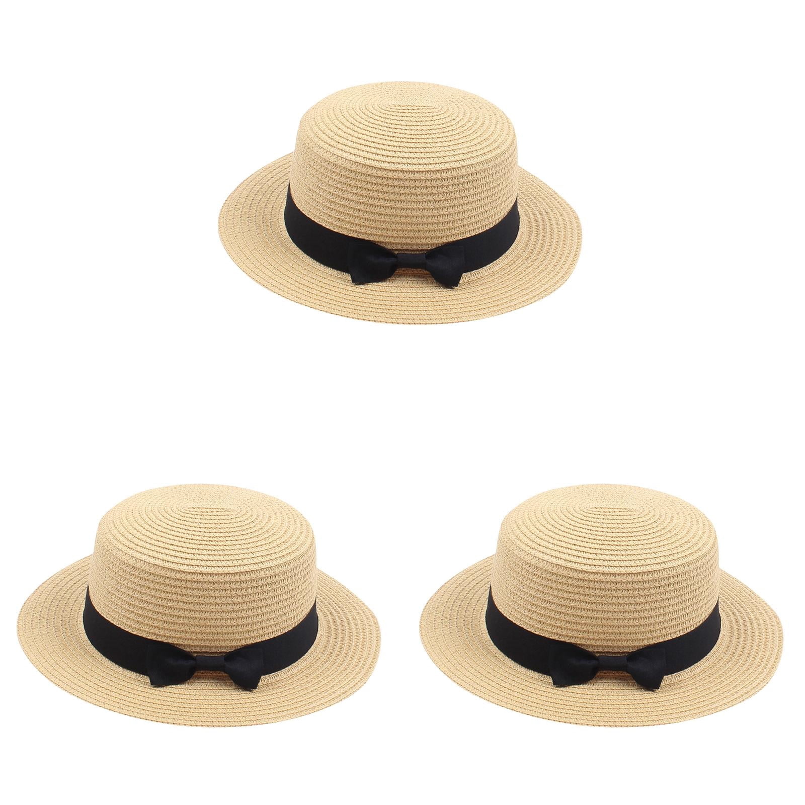 at kids girls boys summer fedora hats for women summer fedora straw hat ...
