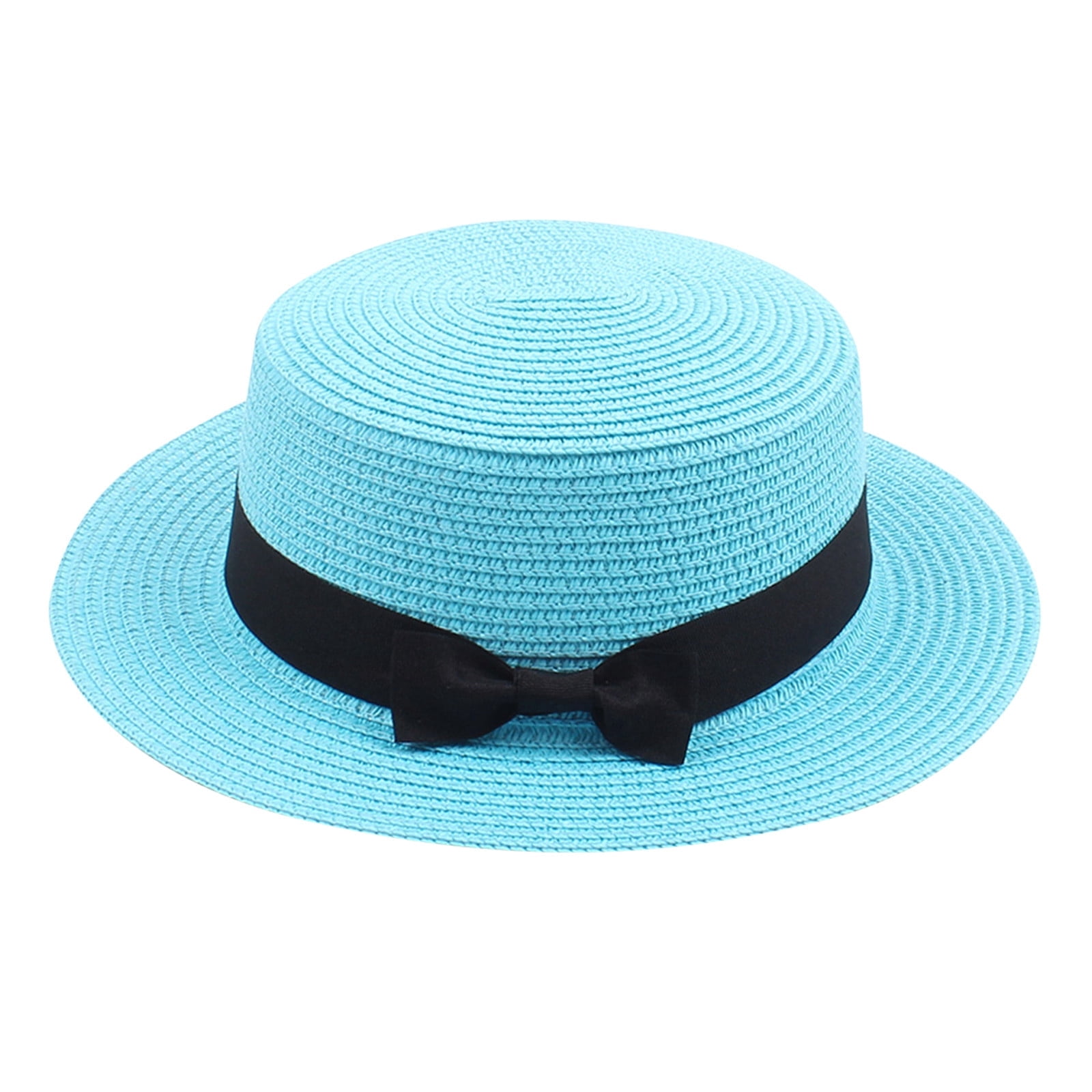 kids girls boys women's fedora hats for summer fedora straw hat big ...
