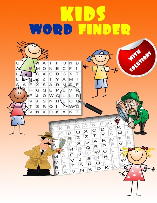 kids word finder: fun word search puzzles for clever kids with an ...