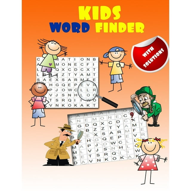 kids word finder: fun word search puzzles for clever kids with an ...