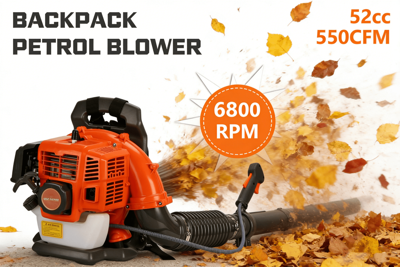 kiel Lightweight 2-Cycle Gas Backpack Leaf Blower - Leaf Blower 550 CFM ...