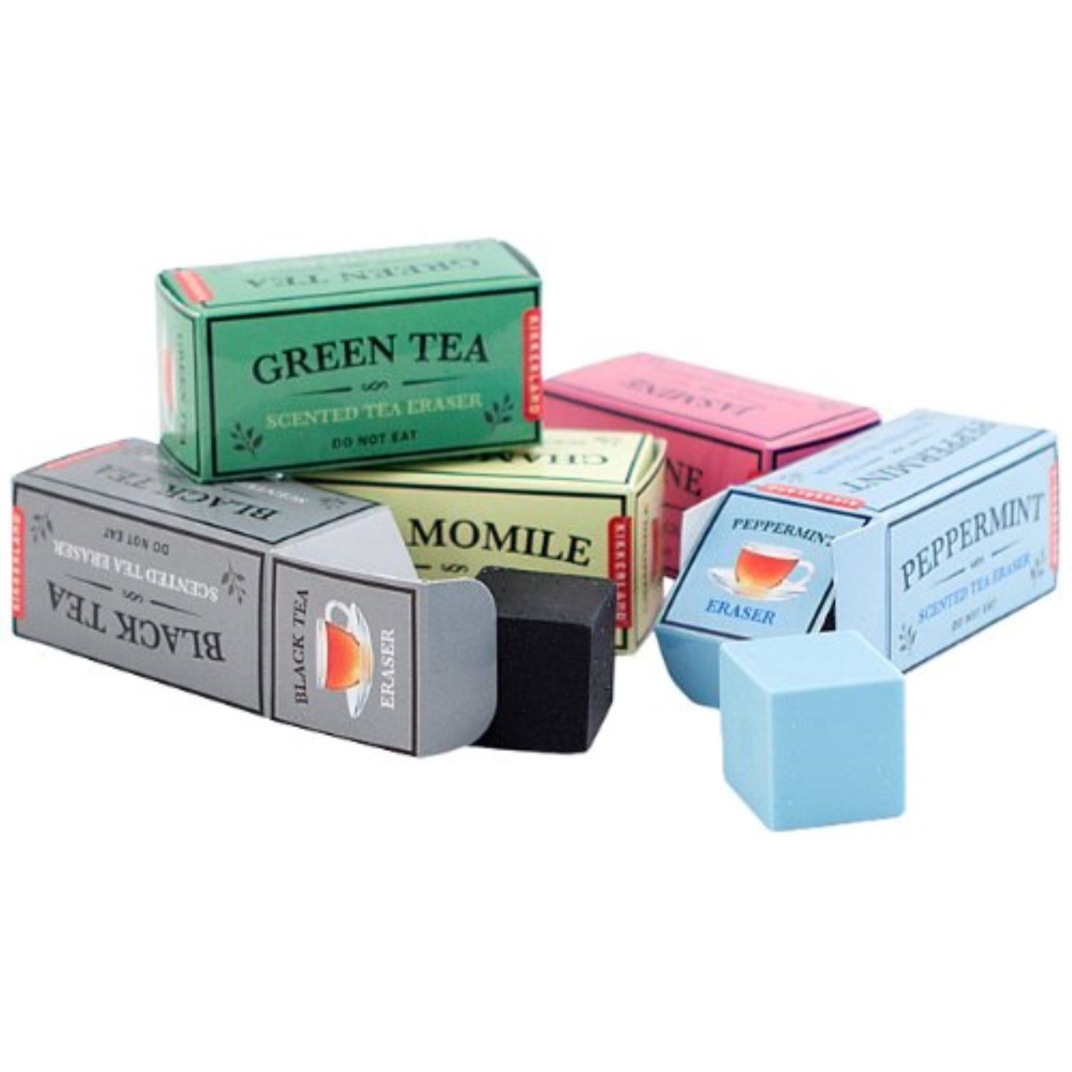 kikkerland tea scented erasers, set of 5 (er31) - Walmart.com