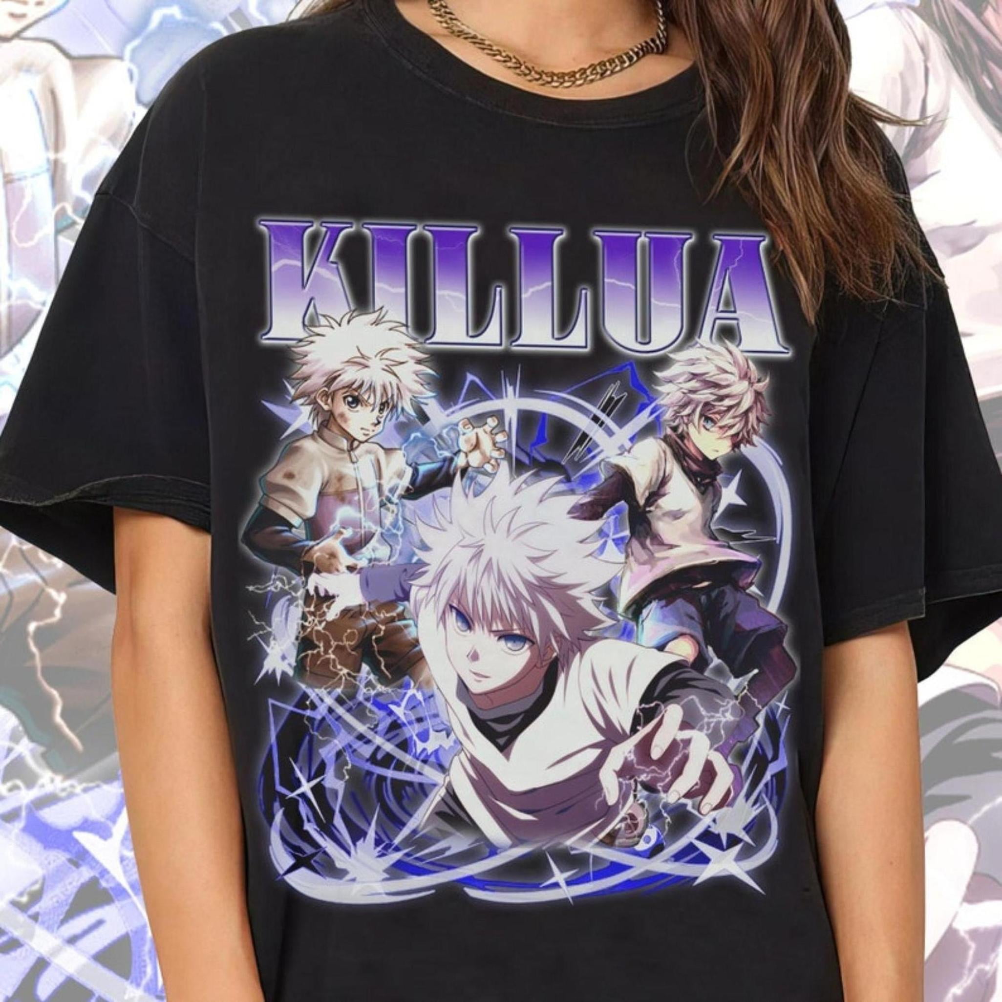 killua shirt vintage 90s style, Unisex Shirt - Walmart.com