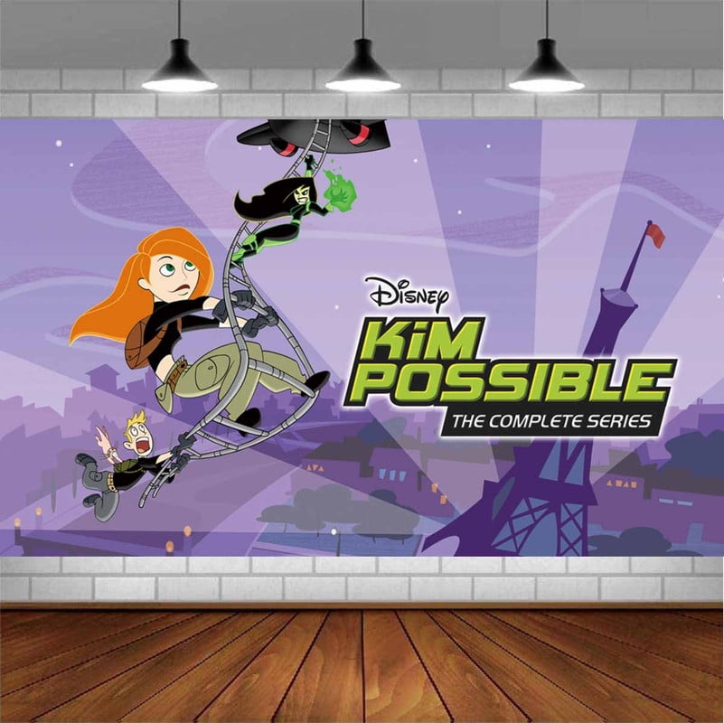 kim possible Backdrop Banner Party Supplies Poster Movie Theme ...