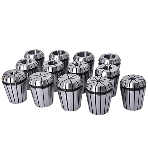 kimllier 13Pcs Carbon Steel ER32 Spring Collet Set 1/16-13/16 Inch Fit ...