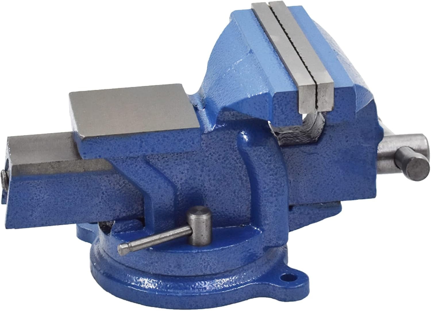 kimllier 4 Inch Heavy Duty Bench Vise with Anvil 360 Degree Swivel Locking Base Bench Clamp, Fit ...