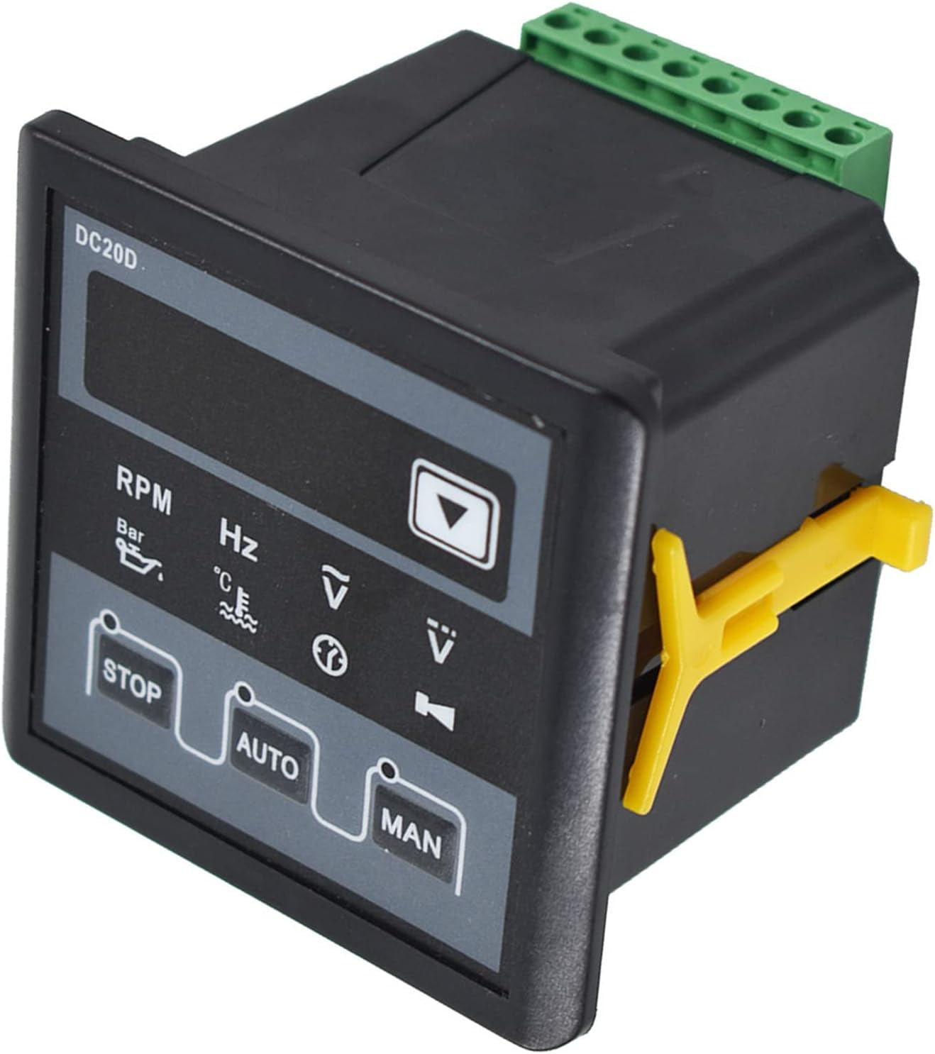 kimllier DC20D Generator Controller Electronic Generator Controller Module Control Panel DC8-36V ...