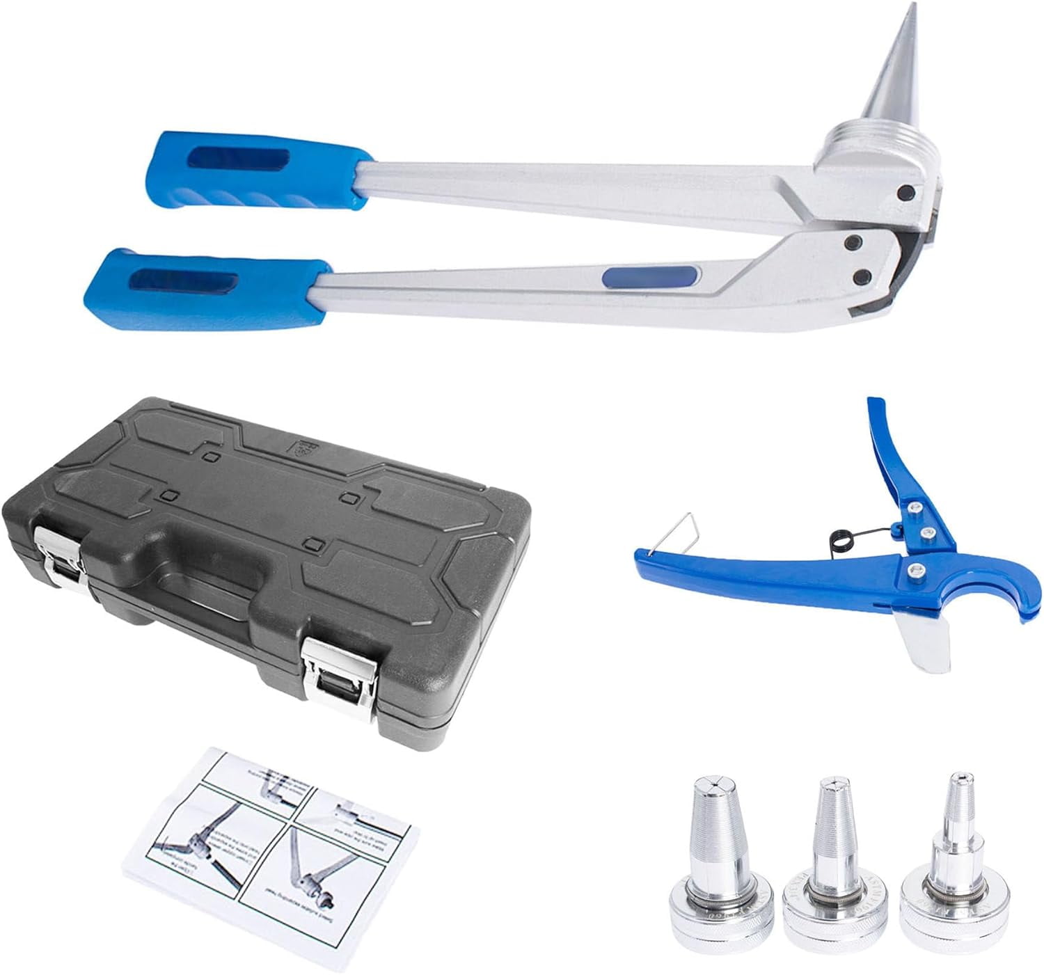 kimllier Manual Expander Tool Kit PEX Expansion Tool Kit with 1/2 Inch ...
