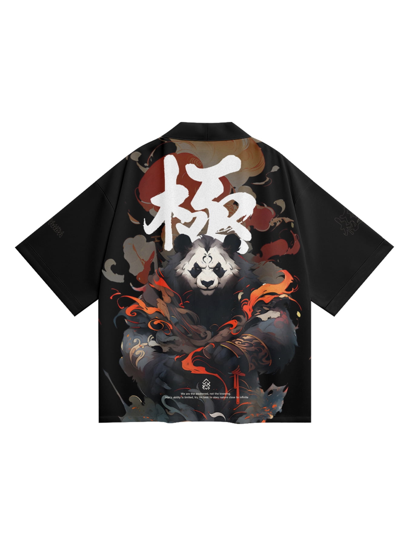 kimono men's Dao robe Chinese style traditional martial arts panda ...