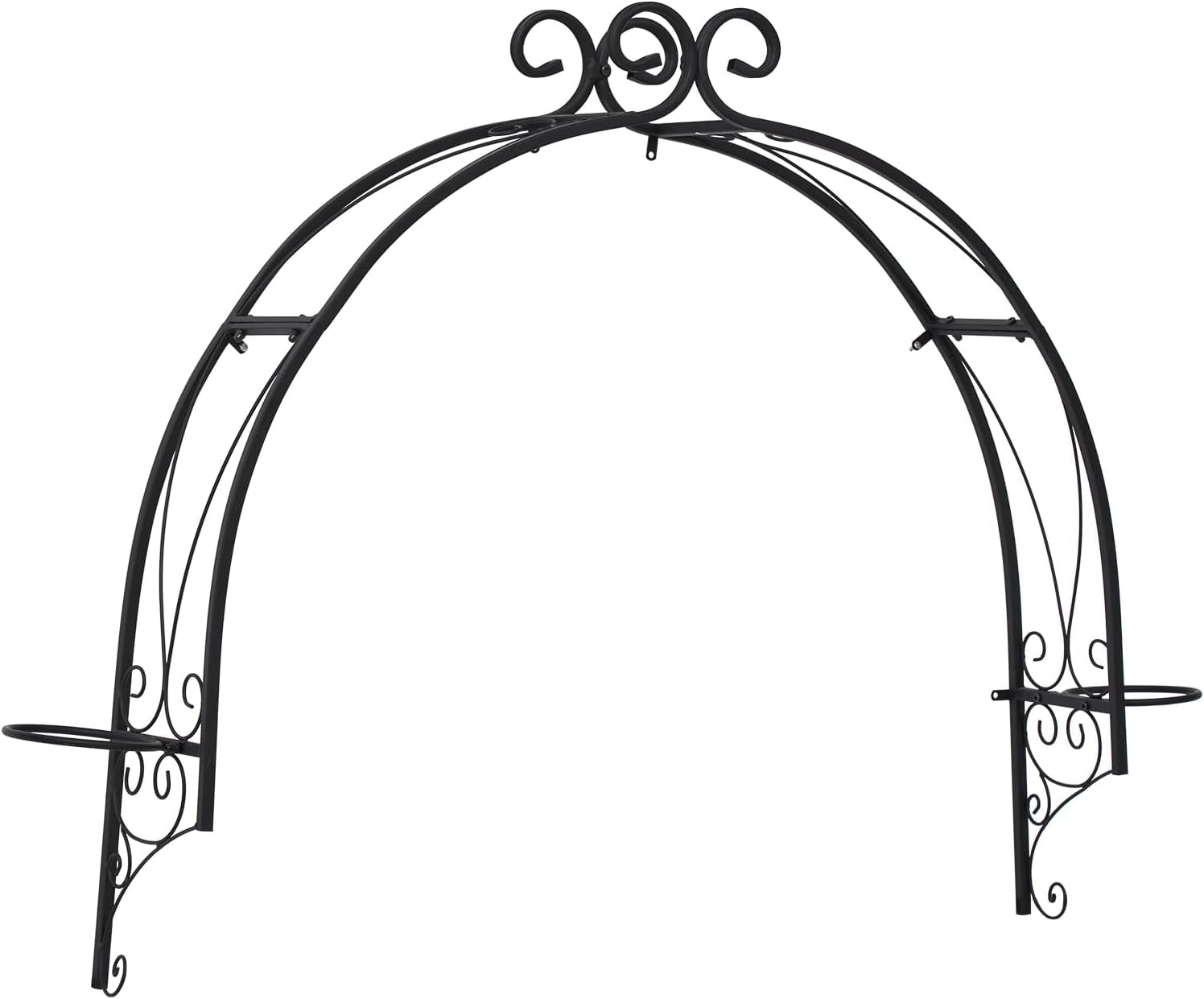 kinbor Garden Trellises for Climbing , Metal Wall Mounted Outdoor ...