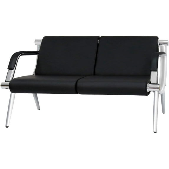 kinbor Waiting Room Chair - 2 Seat Office Guest Reception Bench with ...