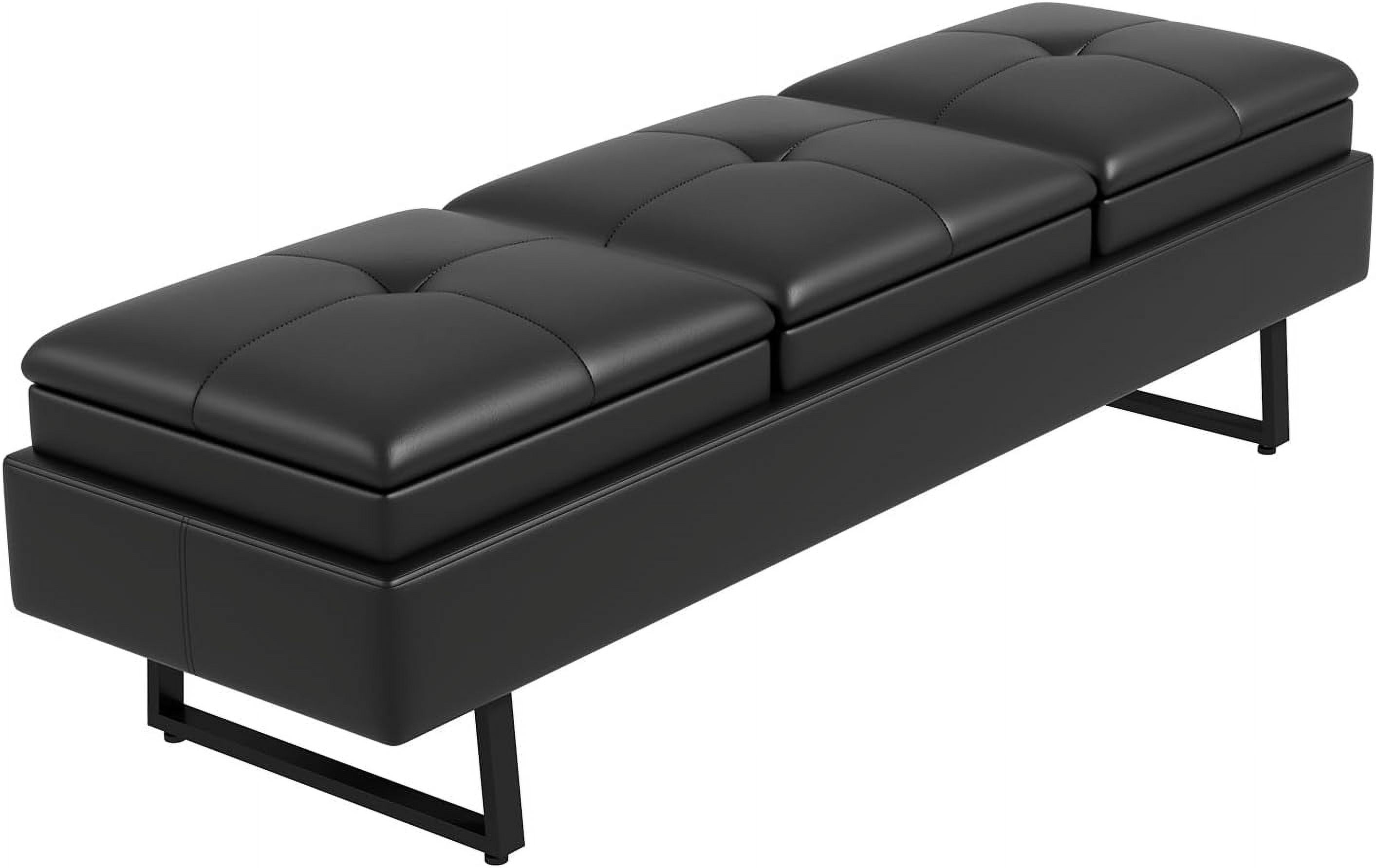 kinbor Waiting Room Chairs - PU Leather Office Guest Chair, Upholstered ...