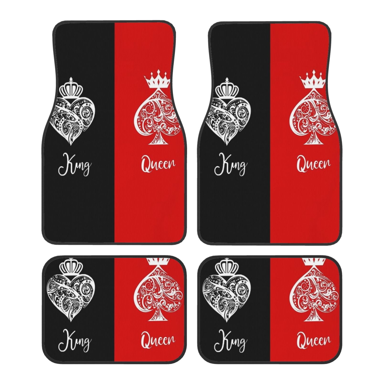 king and queen Floor Car Mat Universal Fit Car Floor Mats Fit for SUV ...