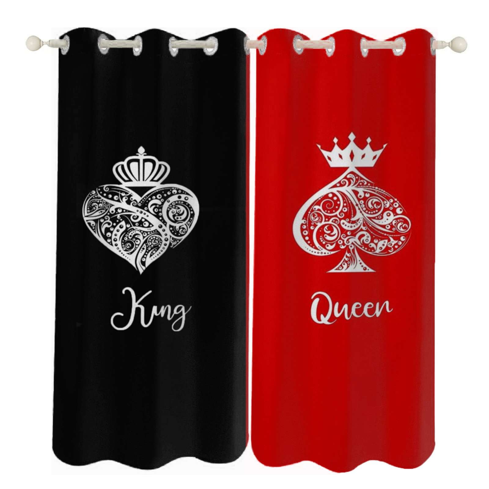 king and queen Sunshade Curtains Home Bedroom Living Room Dining Room ...