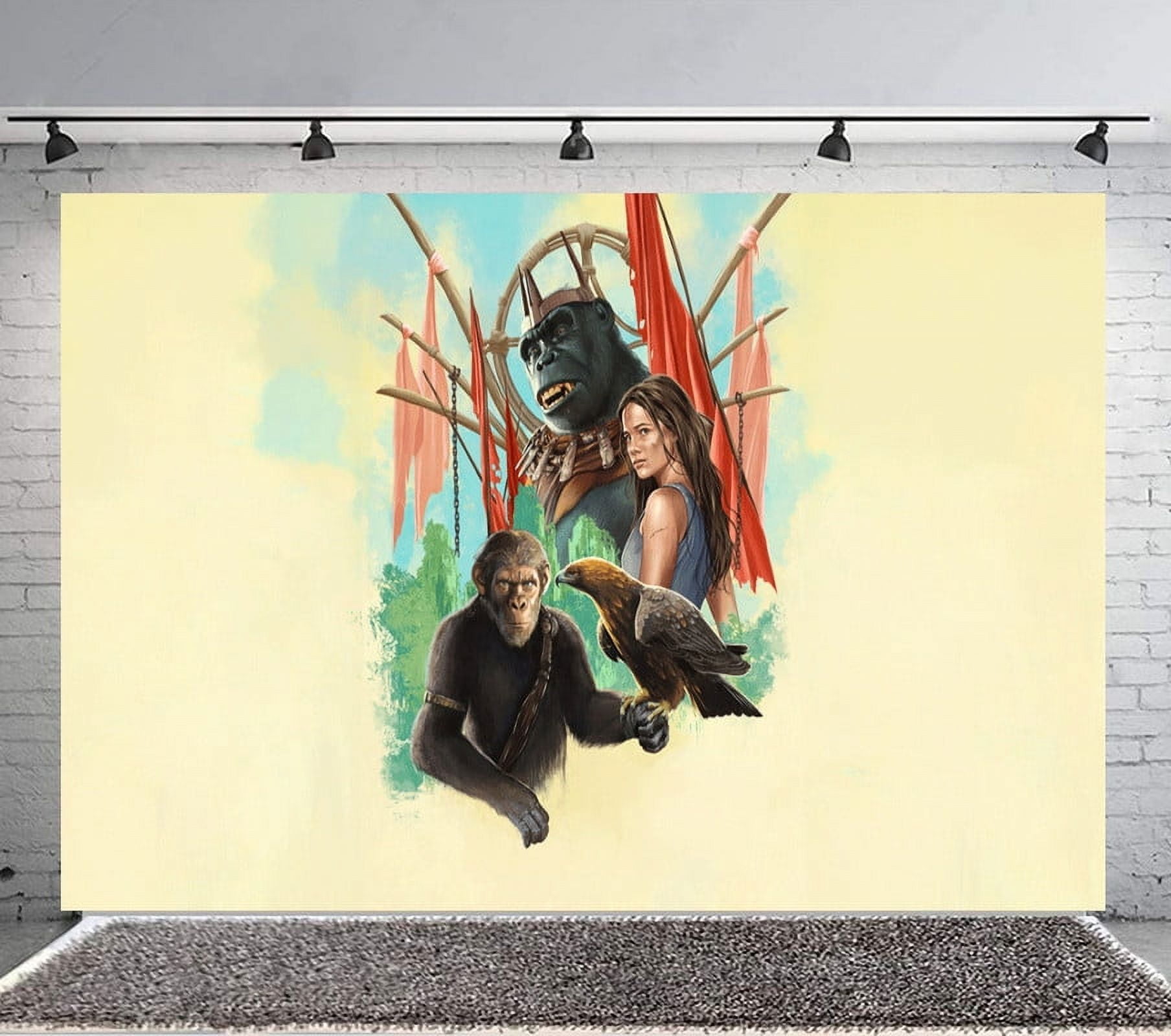 kingdom of the planet of the apes Backdrop Banner Party Supplies Poster ...