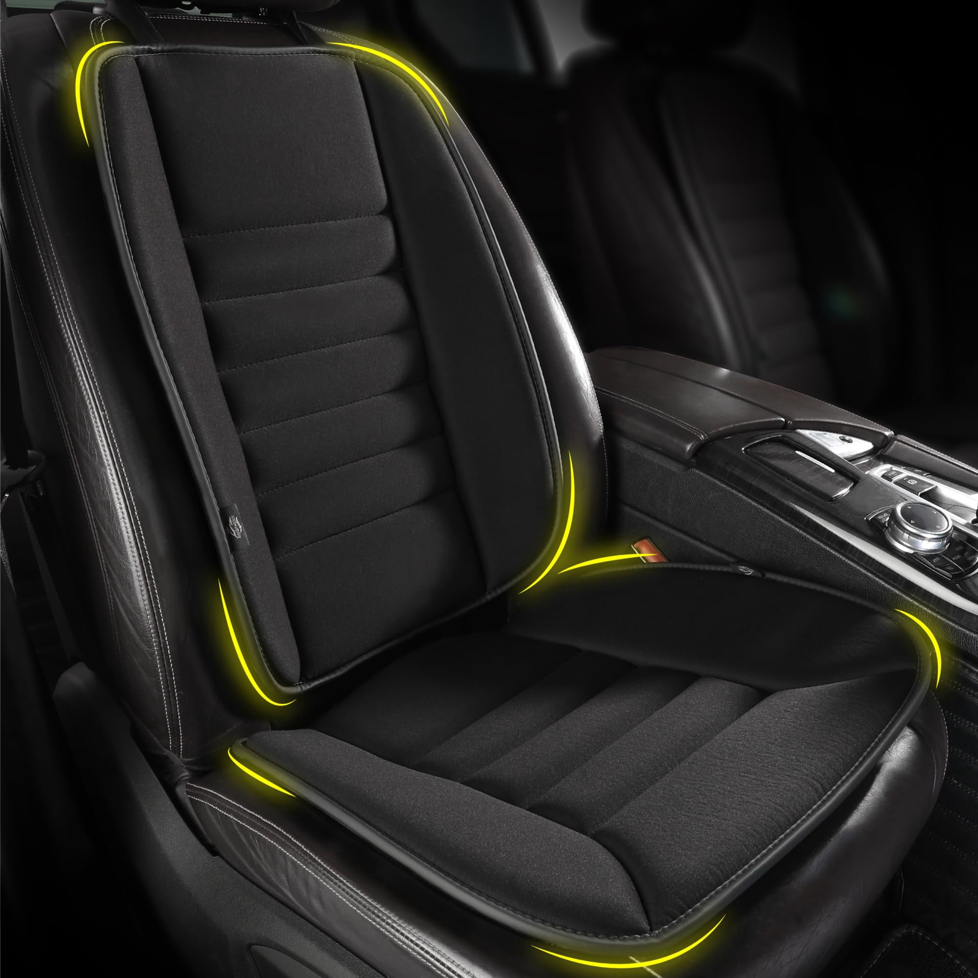 kingphenix Car Seat Cushion SSF20 with Back Support Enhanced Comfort ...