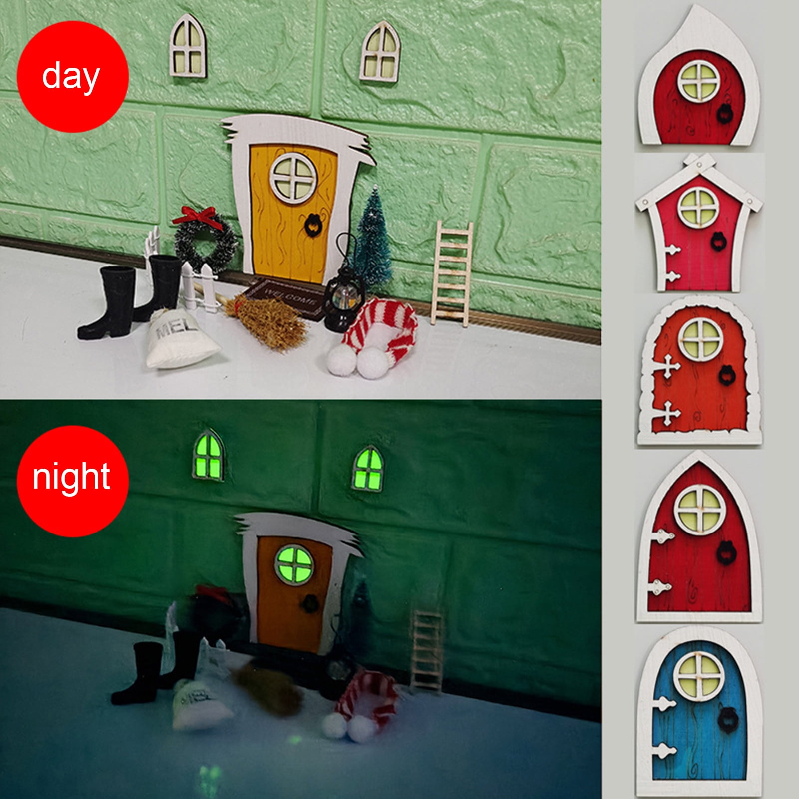 kiskick 1 Set Dollhouse Mold: Glowing in The Dark Vivid Realistic DIY ...