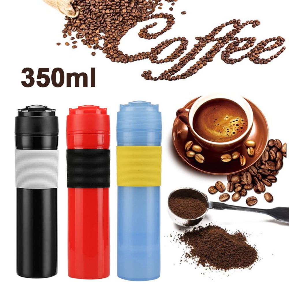 kiskick 300ml Portable French Press Coffee Tea Maker Mug - Filtration ...