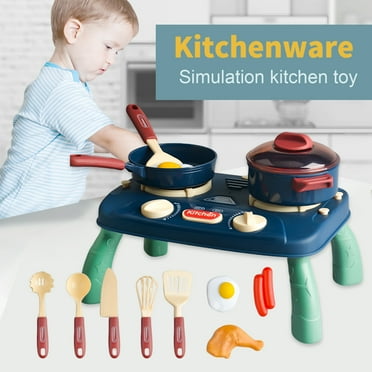 Kitchen Connection Deluxe Modern Kitchen Playset with Doll, Lights ...