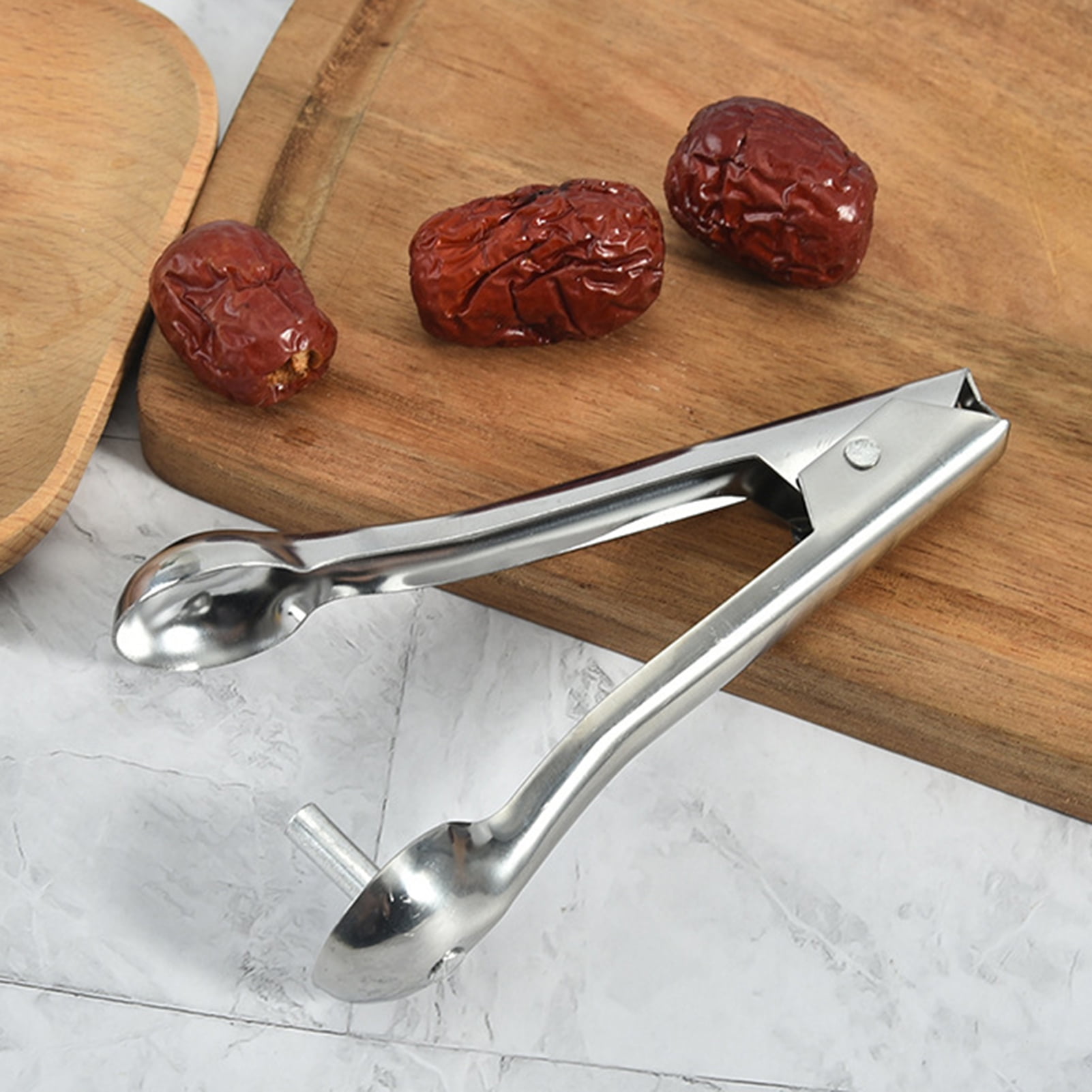 kiskick Cherry Pitter - Ergonomic Design - Core Removal - Stainless ...