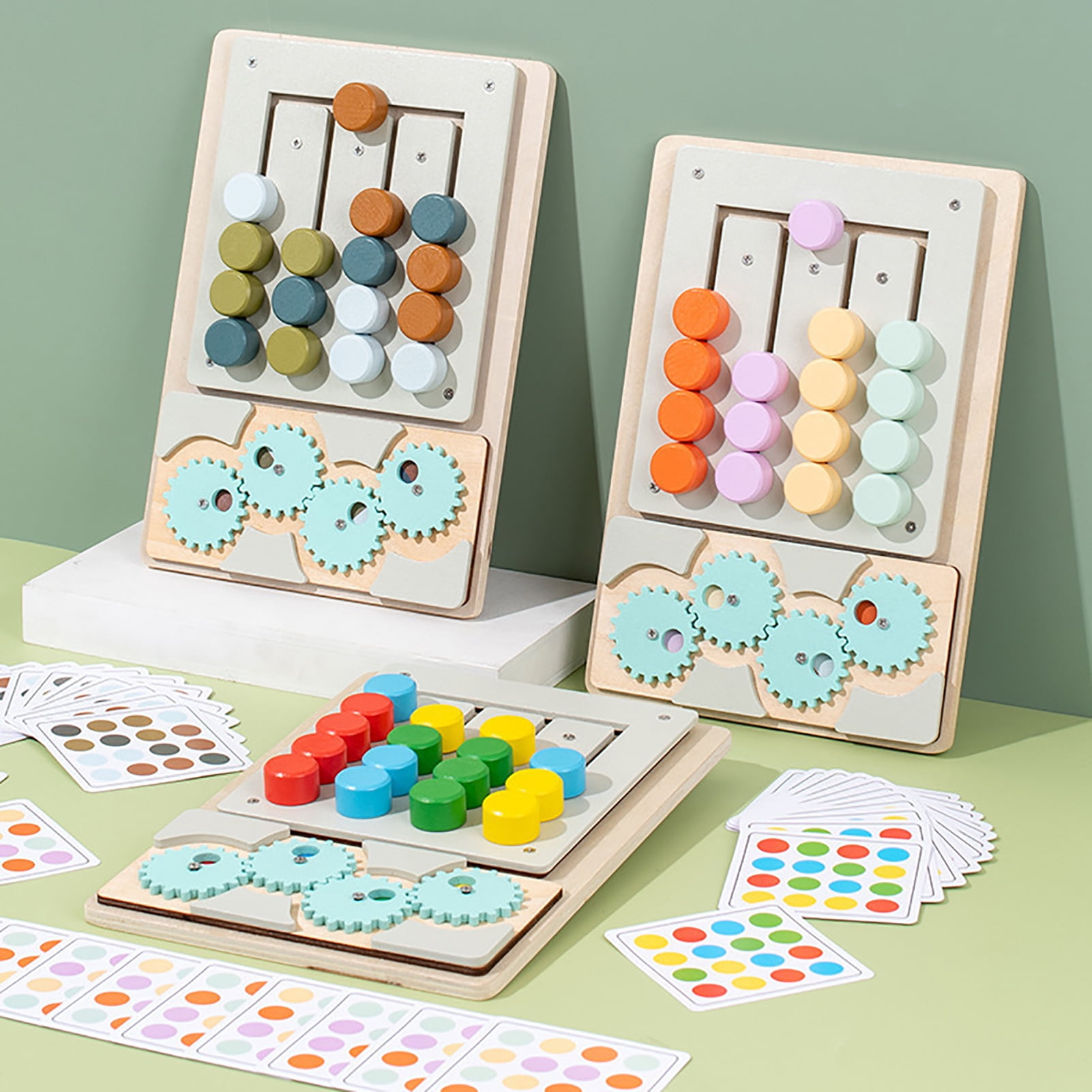 kiskick Colorful Cognitive Chess, Fun Shape Cognition, Eco-friendly ...