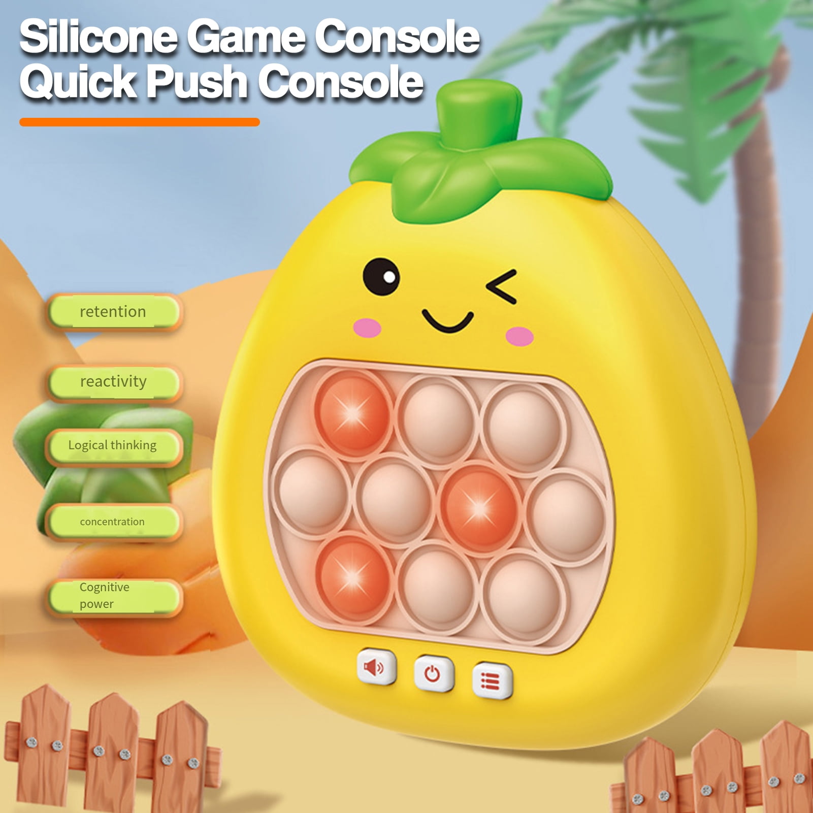 kiskick Game Console Quick Push Console - Fast Speed Pushing Game ...