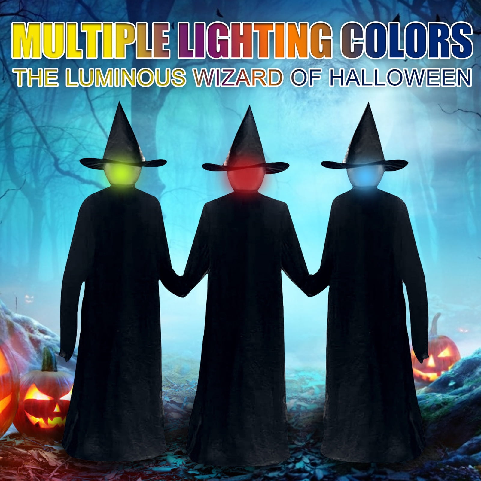 kiskick Horror Visual Effect Fabric Statue – Creative Wizard Shape ...