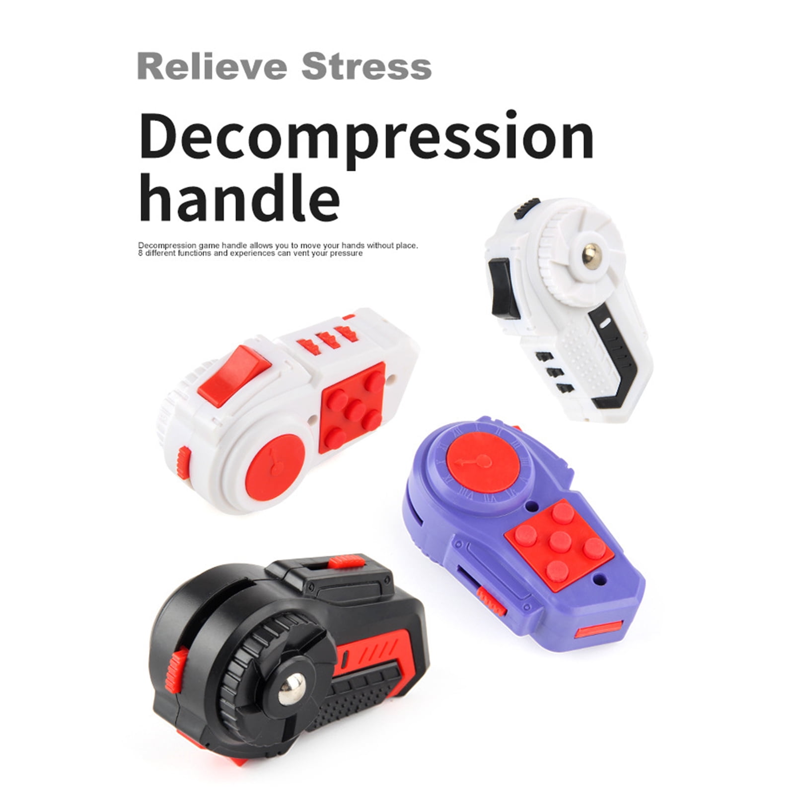 kiskick Mini Pocket-sized Gamepad Sensory Button Fidget Toy - Fingertip ...