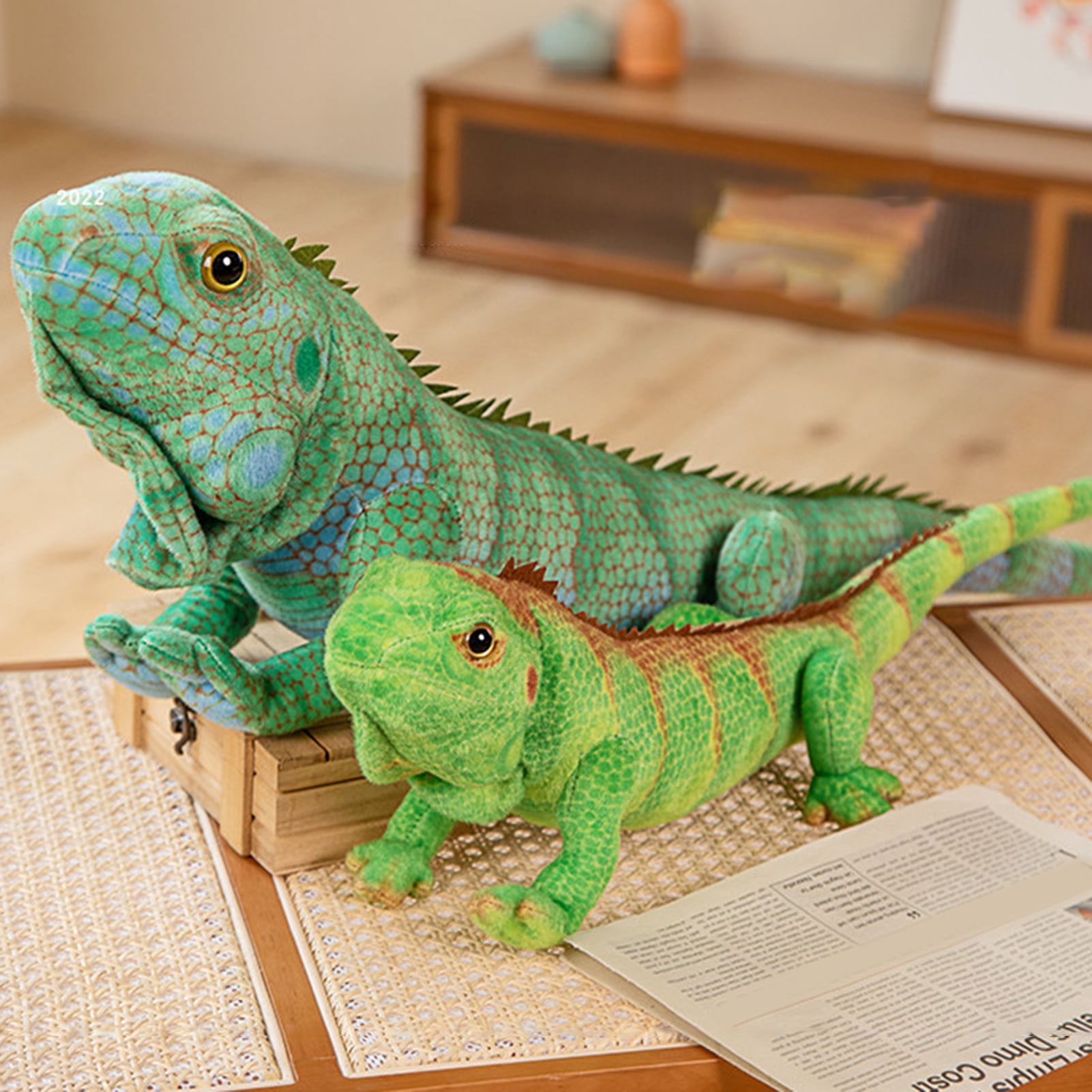 kiskick Soft Lizard Plush Toy, Fully Filled Reptile Doll, Simulation ...