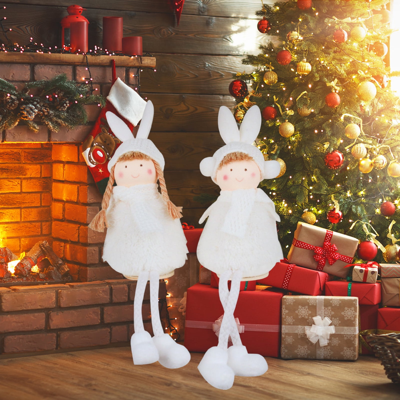 kiskick Super Soft Angel Doll - Adorable Appearance, Dual Hanging Legs ...
