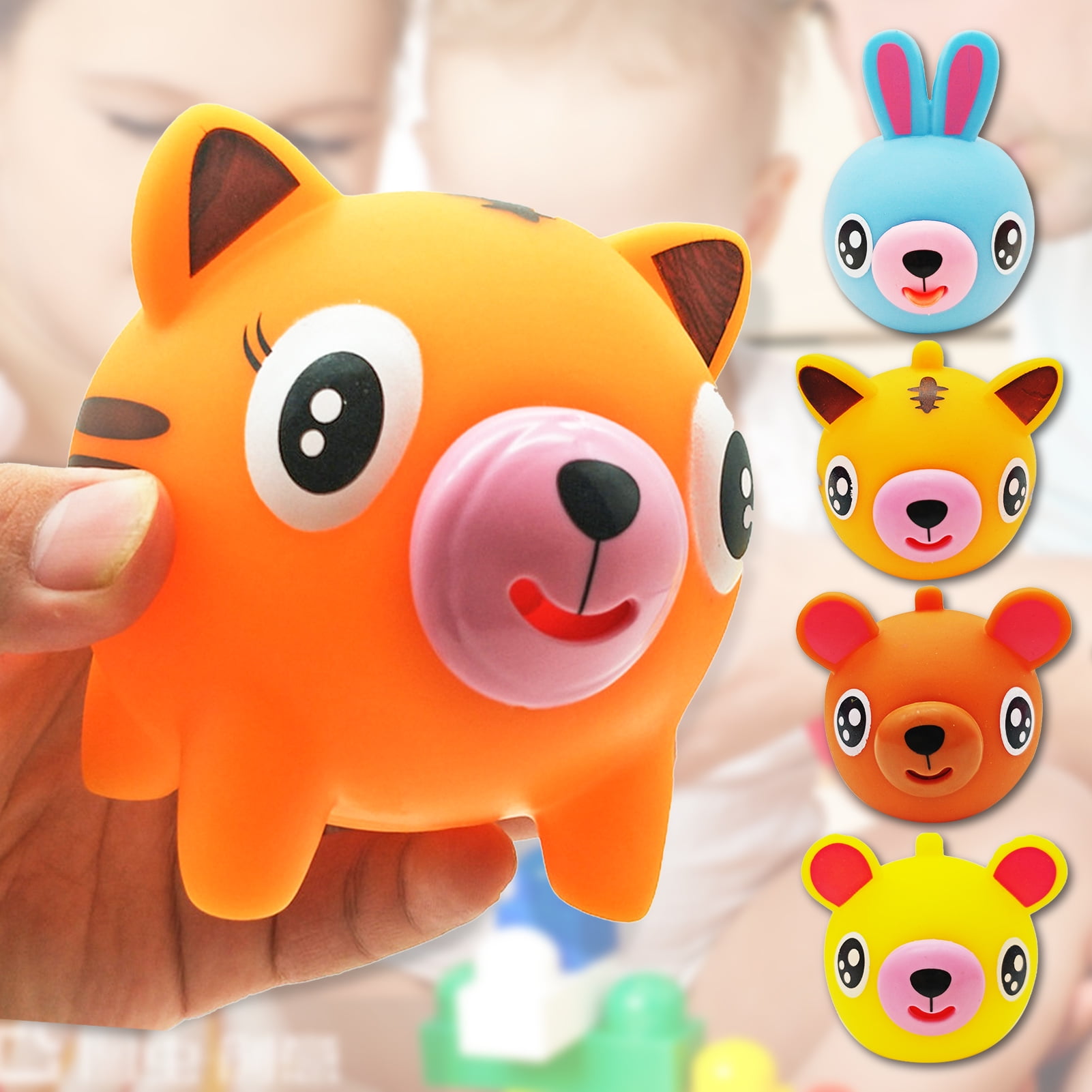 kiskick Vocal Animal Doll Tongue Out - Creative Decompression Squeeze ...