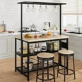 kitchen Island, Bakers Rack, Island Table for Kitchen,3 Tier Microwave ...