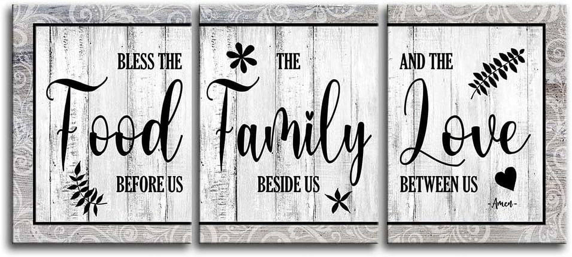 kitchen Wall Art for Dining Room Decor Signs,Canvas Prints Kitchen Wall ...