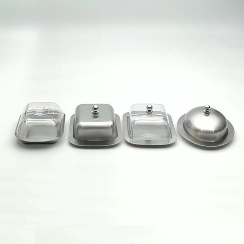 kitchen Western stainless steel rectangular butter box dim sum cheese ...