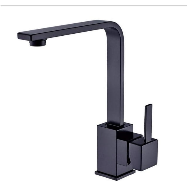 kitchen faucet Full copper black spray paint kitchen sink, vegetable ...