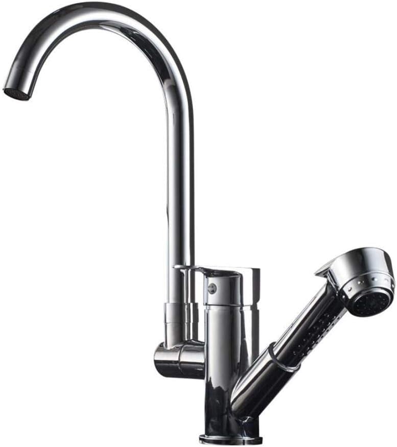 kitchen faucets Kitchen Sink Faucet 304 Stainless Steel Pulling Spray ...