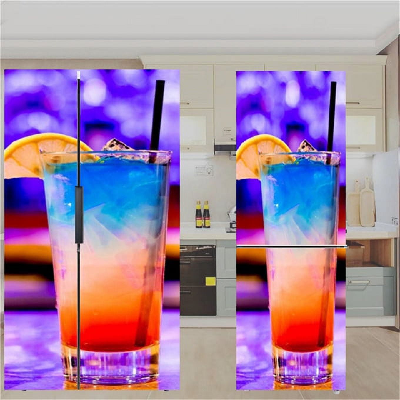 kitchen ration Fridge Sticker Self Adhesive Vinyl Fruit Door Poster ...