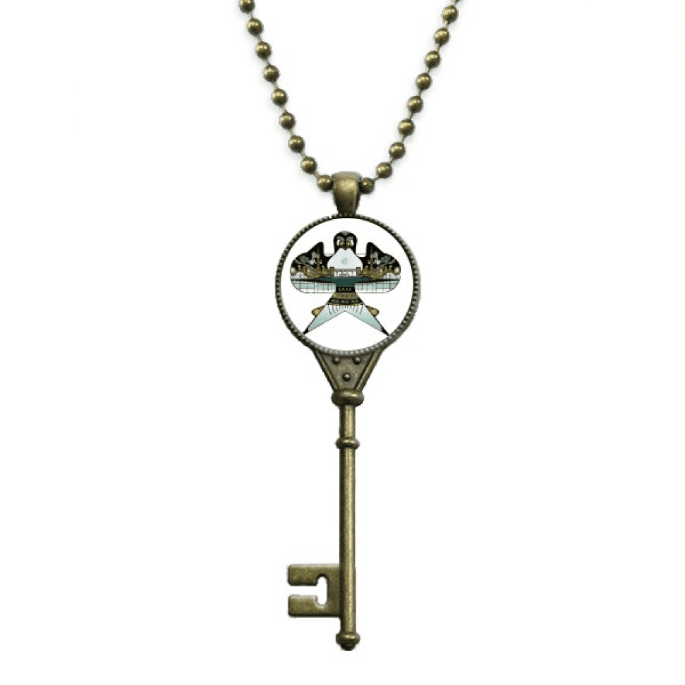 kite chinese traditional culture pattern key necklace pendant tray ...
