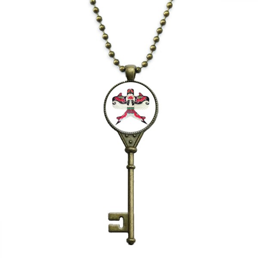 kite traditional chinese culture pattern key necklace pendant tray ...