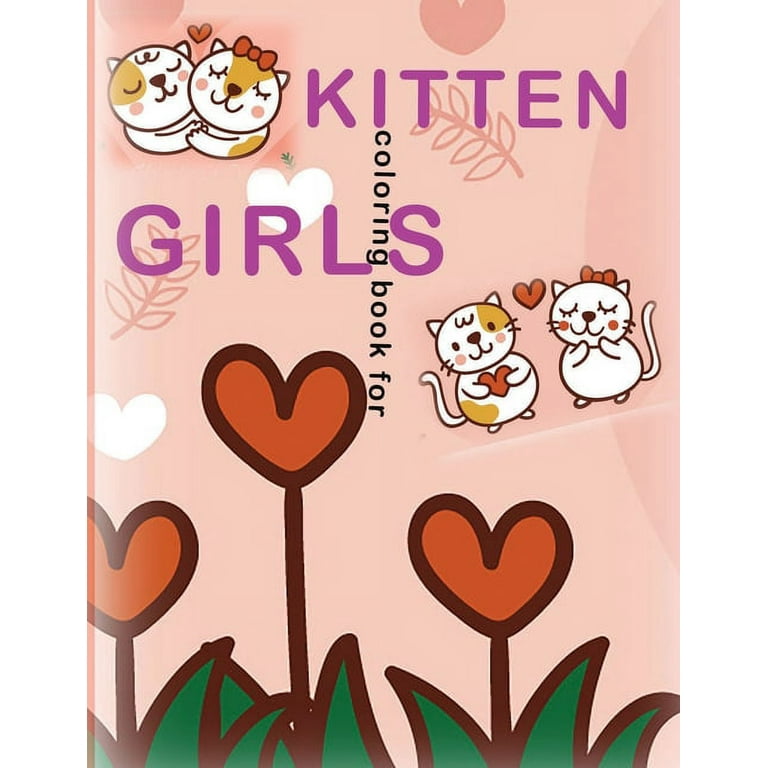 coloring book kitten