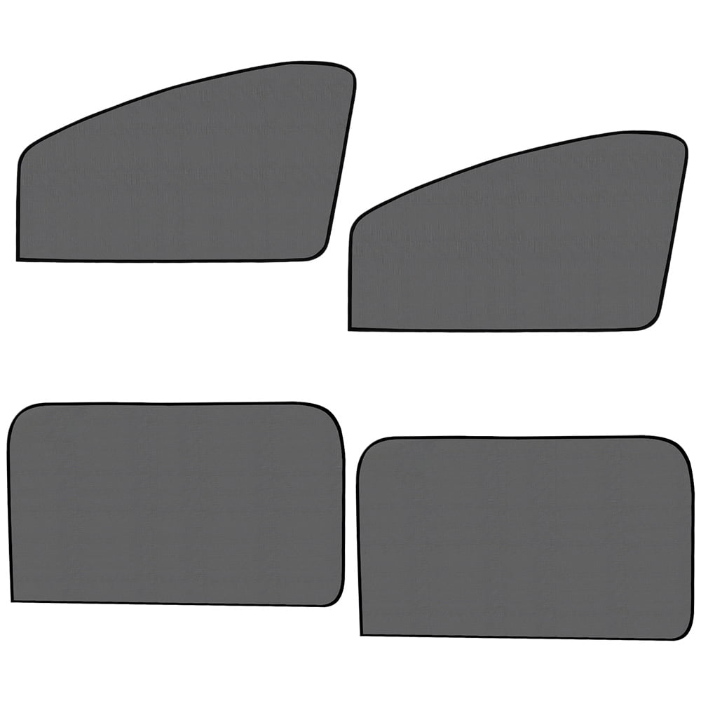 kitwin 4 Pcs Car Window Sun Shades UV Protection Front/Rear Window ...