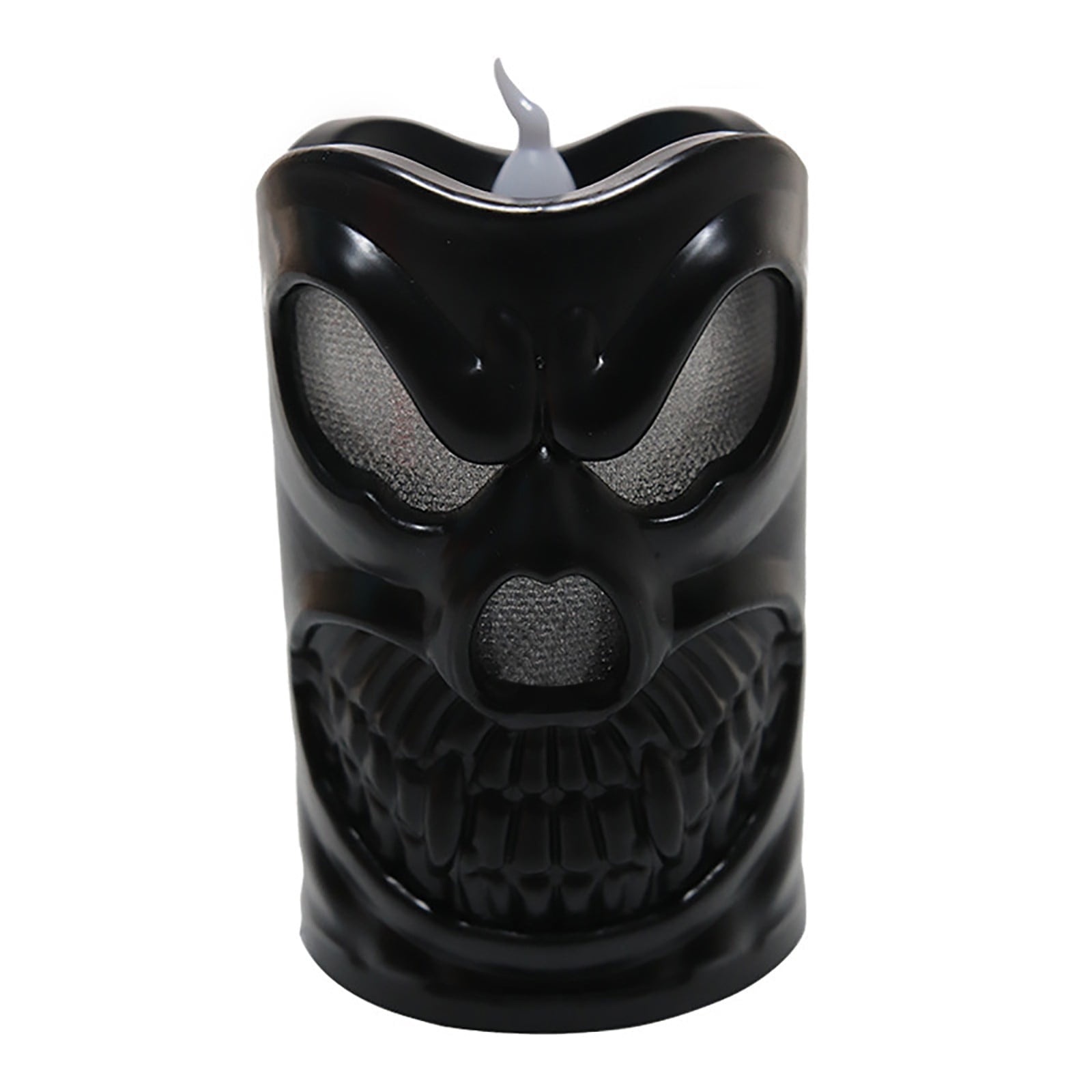 kjfef Halloween LED Skull Candle Lights,Colors Realistic and Bright ...