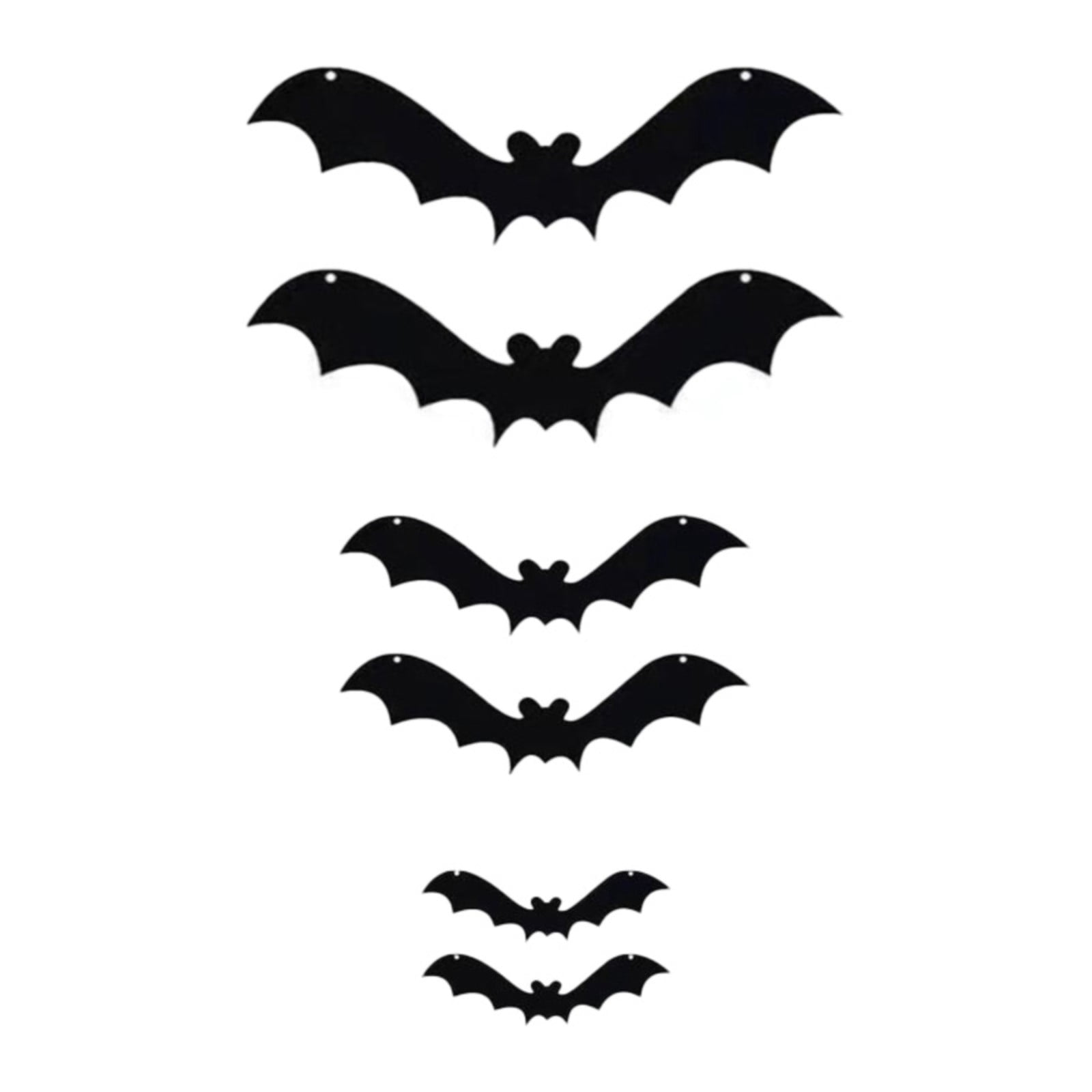 kjfeif 12pcs Hanging Bat Decoration, Hanging Bats Decorations, Mini Bat ...