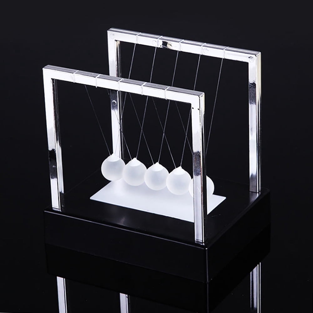 kjfeif 2025 Creative Unique Design Newtons Cradle LED Light Up Kinetic ...