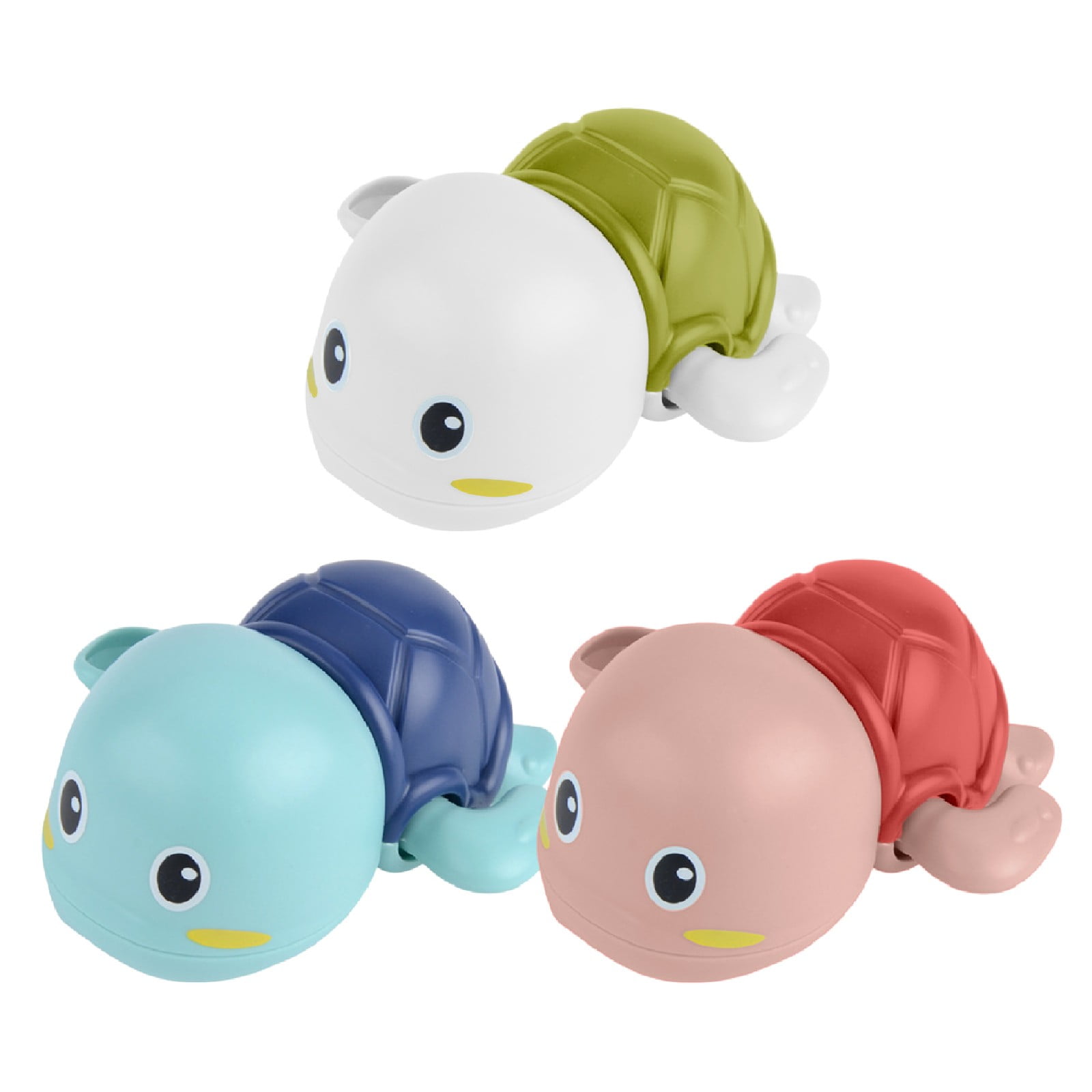 kjfeif 2025 Unique Design Bath Toys 3 Pack Cute Swimming Turtle Bath ...