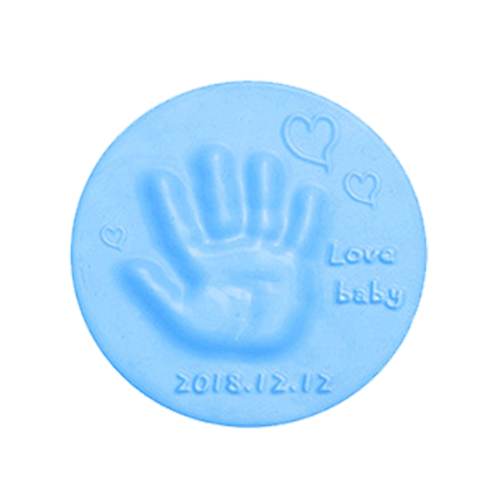 kjfeif Anxiety Relief Soft Clay Fluffy Foam Supplies DIY Baby Care Hand Foot Inkpad Handprint ...