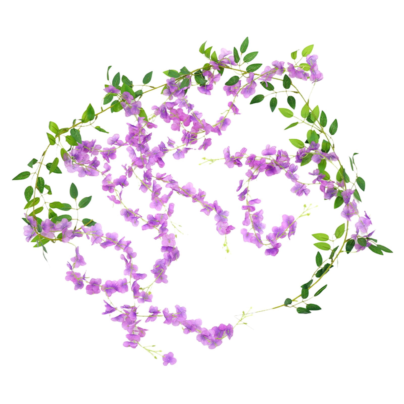 kjfeif Artificial Wisteria Vines Hanging Flowers, Wisteria String for ...