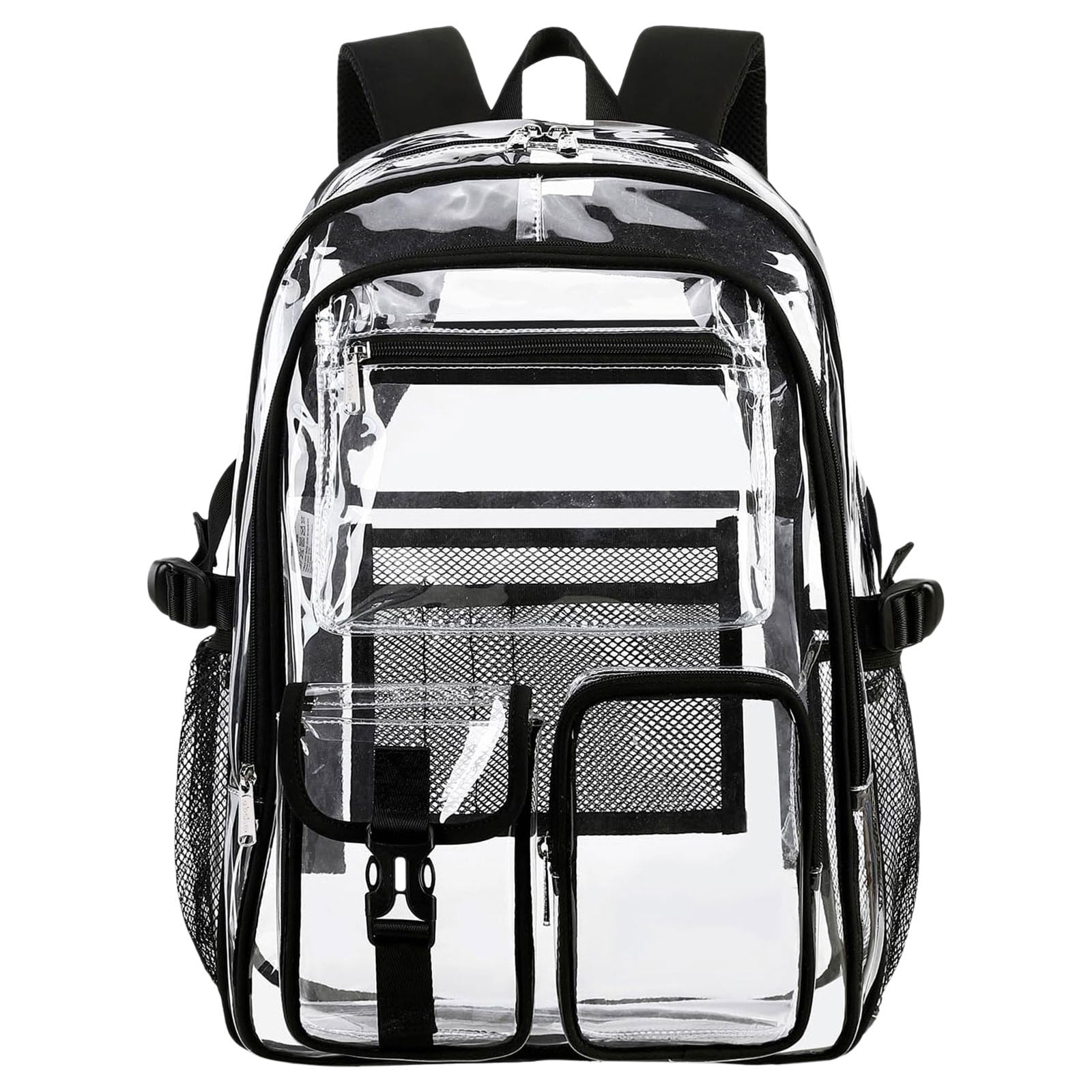 kjfeif Clear Backpack, Heavy Duty PVC Transparent Backpack with ...